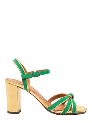 Chie Mihara Knot-detail Sandals - Green