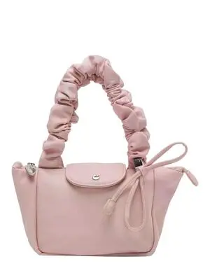 CARLYN Mini Buddy Ruched Tote Bag - Pink