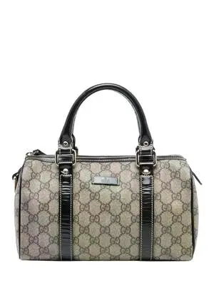 Gucci Small Gg Supreme Joy Boston Bag - Brown