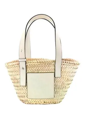 Loewe Basket Raffia Small Tote Bag - Neutrals