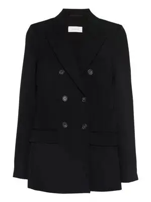 Sportmax Double-breasted Jacket - Black
