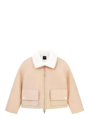 Armani Exchange Faux-shearling Jacket - Neutrals
