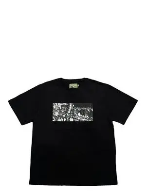 DENIM TEARS Entertainment Short-sleeve T-shirt - Black