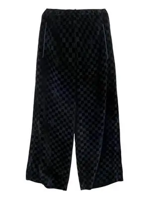 LOUIS VUITTON Drawstring Straight Trousers - Black