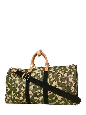 LOUIS VUITTON 2008 Keepall Bandouliere 55 - Green