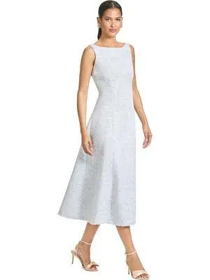 Sachin & Babi Sabrina Midi Dress - Ice Blue