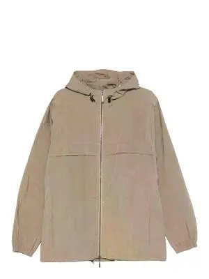 Masnada Zip Closure Hooded Jacket - Neutrals