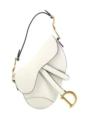 Dior Saddle Mini Bag - White