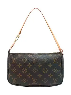 LOUIS VUITTON 1999 Monogram Pochette Accessoires - Brown