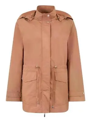 MOORER Hooded Zip Jacket - Neutrals