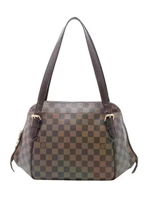 LOUIS VUITTON Damier Ebene Belem Mm Shoulder Bag - Brown