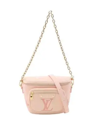 LOUIS VUITTON Monogram Empreinte Giant The Pool Mini Bumbag Satchel - Pink