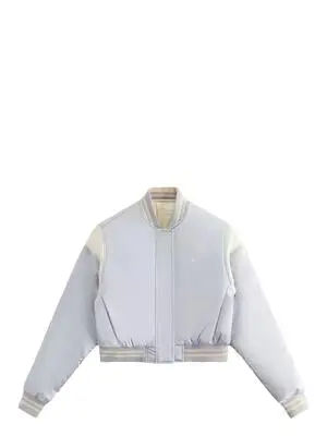 Kith Landry Cropped Bomber Jacket - Blue