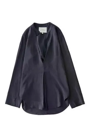 Studio Nicholson Pampa Inverted Pleat Top - Grey