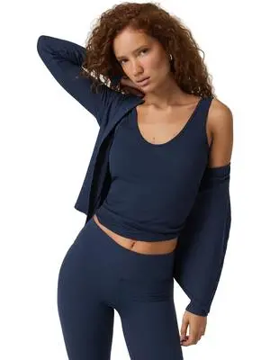 Vuori Pose Twin Tank - Blue Coast