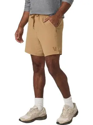 Vuori Hardkore 7" Lined Shorts - Burlap
