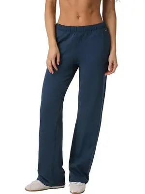 Vuori Halo Modern Straight Leg Pant Long - Blue Coast Heather