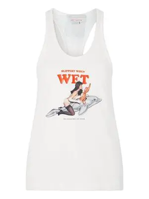 Stella McCartney Jeff Koons Printed Tank Top - White