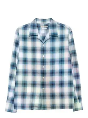 JW Anderson Checked Shirt - Blue