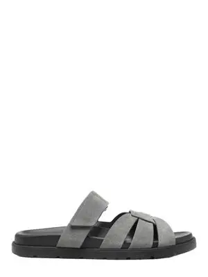 DOUCAL'S Caged-Design Sandals Grey