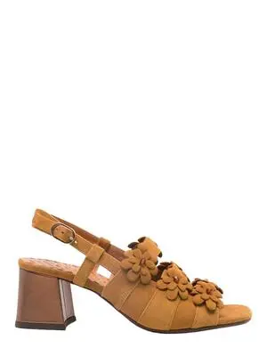 Chie Mihara Floral Lely Sandals - Brown