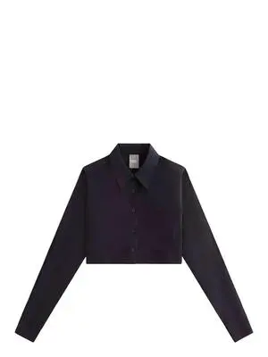Kith Cropped Button-down Shirt - Black