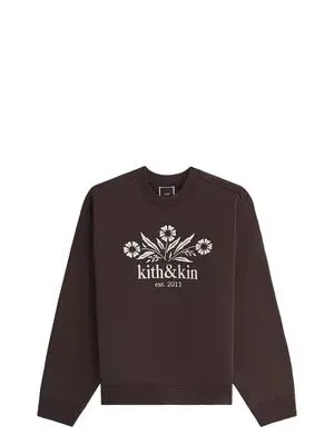 Kith Bellflower Crewneck Sweatshirt - Brown