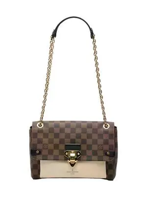 LOUIS VUITTON Damier Ebene Vavin Pm - Brown