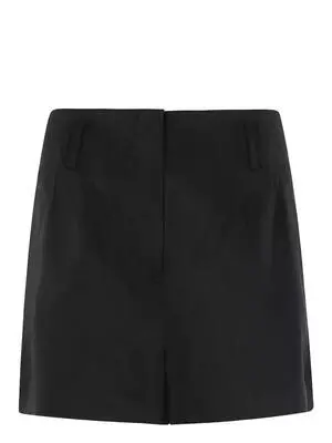 Federica Tosi Buttoned Shorts - Black