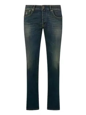 MOORER Five-pocket Jeans - Blue