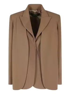 Federica Tosi Peak-lapels Blazer - Brown