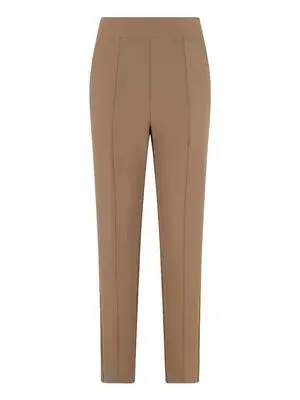Federica Tosi Front-seam Trousers - Brown