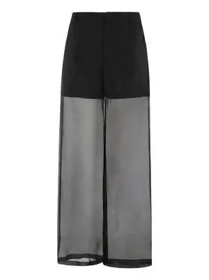 Federica Tosi Sheer Trousers - Black