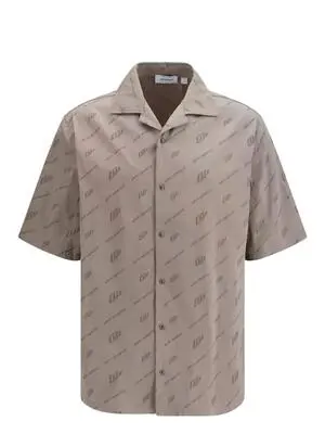 Off-White Jacquard Bowling Shirt - Neutrals