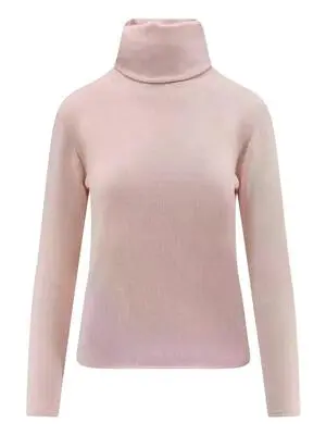 ALESSANDRO ASTE Ribbed Turtleneck Knitwear - Pink