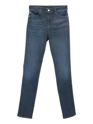 Emporio Armani Embroidered Jeans - Blue