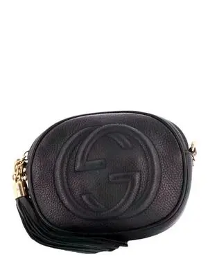 Gucci Soho Chain Crossbody Mini Bag - Black