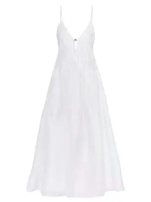 Tory Burch Linen A-line Dress - White