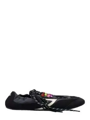 PURAAI Beaded Sneakers - Black