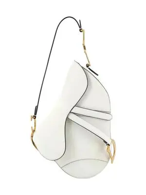 Dior Saddle Handbag Leather Medium - White