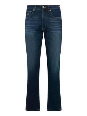 MOORER Five-pocket Jeans - Blue