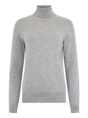 MOORER Turtleneck Sweater - Grey