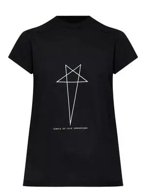 Rick Owens Star Graphic T-shirt - Black