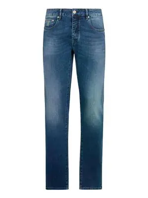MOORER Five-pocket Jeans - Blue