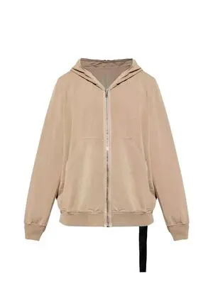Rick Owens Zip-up Hoodie - Neutrals