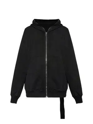 Rick Owens Zip-up Hoodie - Black
