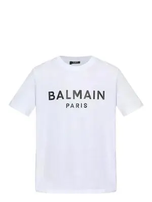 Balmain Logo T-shirt - White