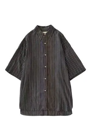 Studio Nicholson Sorono Striped Shirt - Blue