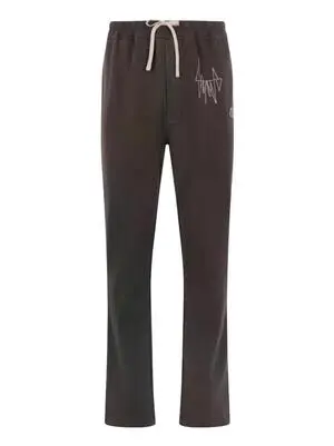 MONCLER + RICK OWENS Logo-embroidery Track Pants - Brown