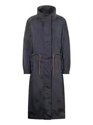 MOORER Madalyn Drawstring Parka - Blue